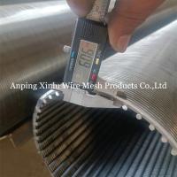 China Stainless Steel Water Well Screen Pipe 1 to 200 Inch 3x6mm Wedge Wire for Oil Gas Mining for sale