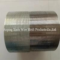 China FOTI V-Wire Wrapped Johnson Type Water Well Screen Pipe 0.03mm-10mm Slot 1-200 Inch for sale