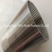 China FOTI V-Wire Wrapped Johnson Type Water Well Screen Pipe 0.03mm-10mm Slot 1-200 Inch for sale