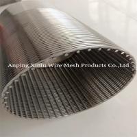 China Customizable Johnson Wedge Wire Water Well Screen Pipe 6-5/8 inch Slot 0.05-10mm for Sand Control for sale