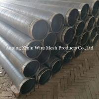 China Low Carbon Steel Galvanized Water Well Screen Pipe 8-5/8 to 10-3/4 inch Q195 Q235 8-40kg/m2 for sale
