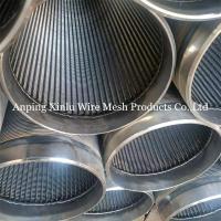 China Low Carbon Steel Galvanized Water Well Screen Pipe 8-5/8 to 10-3/4 inch Q195 Q235 8-40kg/m2 for sale