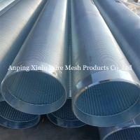 China Low Carbon Steel Galvanized Water Well Screen Pipe 8-5/8 to 10-3/4 inch Q195 Q235 8-40kg/m2 for sale