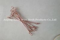 China Galvanized Double Loop Tie Wire 1.0mm 16 Gauge Soft Binding Wire for Construction for sale