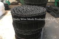 China Black Annealed Double Loop Tie Wire 18GA 2500pcs Bundle 550MPa Tensile Strength for Rebar Binding for sale