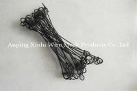 China Black Annealed Double Loop Tie Wire 1.0mm 16 Gauge Rebar Binding Wire for Construction Bundle or Roll Packaging for sale