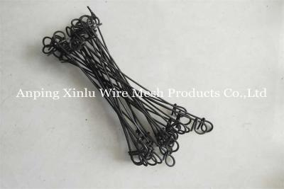 China Black Annealed Double Loop Tie Wire 1.0mm 16 Gauge Rebar Binding Wire for Construction Bundle or Roll Packaging for sale