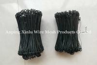 China Double Loop Binding Tie Wire 18cm 16 Gauge Galvanized Corrosion Resistant for Rebar Tying for sale