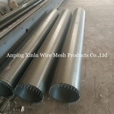 China 1-20inch Diameter Johnson V Wire Screen Pipe with V Profile Wire 2.5x4mm for sale