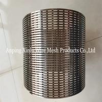 China Stainless Steel V Wire Screen Pipe 0.05-10mm Slot Custom Length for Activated Carbon Filter for sale