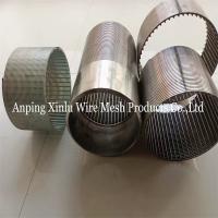 China Precision Filtration V Wire Screen Pipe with Effective Axial Slot Execution for sale