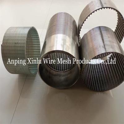 China Precision Filtration V Wire Screen Pipe with Effective Axial Slot Execution for sale