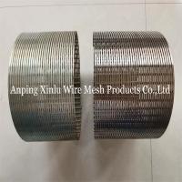 China FOTI Flow Type V Wire Wrapped Johnson Screen Pipe 6 to 10 Inch Diameter Stainless Steel for sale