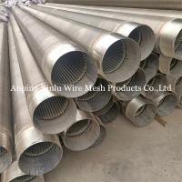 China 304L Stainless Steel Wire Wrapped Screen 20ft Length Duplex 2205 Well Screen for sale