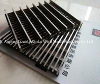 China Customized Johnson Wedge Wire Screen Panel 0.05mm-20mm Slot 3-20mm Thickness for Water Treatment for sale