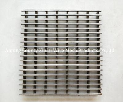 China Acid Washing Wedge Wire Screen Panel 2.5x4mm Profile 27mm Support Rod Pitch for sale