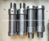 China Stainless Steel V Wire Wrapped Candle Filter Cartridge 88mm OD 0.1-1.5mm Slot for Water Well Sand Control for sale