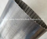 China 316L Stainless Steel Wedge Wire Water Well Screen Pipe 30mm Slot Non Magnetic for sale