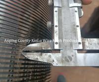 China Stainless Steel 316L Wedge Wire Wrapped Screen 1.0mm Slot 4m Length for Water Well Filtration for sale
