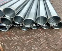 China Stainless Steel 316L V-Wire Wrapped Screen Pipe 6m Length for Water Well Filtration for sale