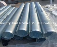 China 14 Inch Q195 Low Carbon Galvanized Wire Wrapped Water Well Screen 355.6mm OD 1.0mm Slot for sale