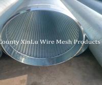China 14 Inch Q195 Low Carbon Galvanized Wire Wrapped Water Well Screen 355.6mm OD 1.0mm Slot for sale