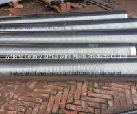 China Stainless Steel Wedge Wire Wrap Screen Pipe 9 5/8 Inch 0.1mm Slot Filter Cartridge for sale