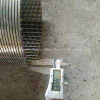 China Customizable Stainless Steel Johnson Wedge Wire Oil Well Sand Control Screen Pipe 2.9m 5.85m for sale