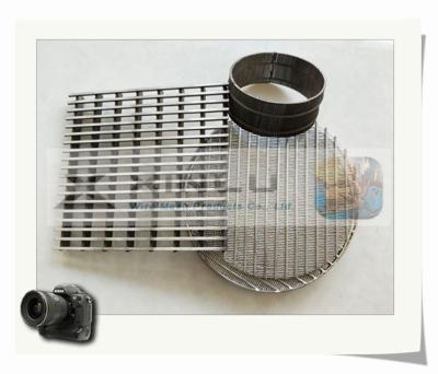 China Wedge Wire 100 Mesh Filter Screen Stainless Steel Customized For Water Treatment for sale