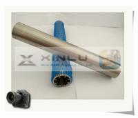 China 316L SS V Shape Wire Wrapped Screen Tube 33mm OD 50 Micron Slot for Pharmaceutical Filtration for sale
