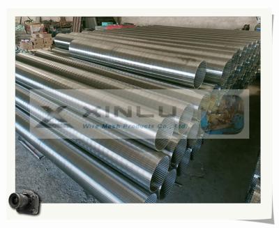 China 8 Inch 219mm Stainless Steel Well Screen 5.8m Length Water Filter Thread Joint Pipe for sale