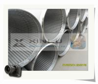 China 316 Stainless Steel Wedge Wire Johnson Well Screen Pipe 12 Ton Tensile Strength for sale