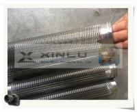 China 114mm 304 Stainless Steel Wedge Wire Screen Pipe All Welded 1.0mm Slot 3m Length for sale