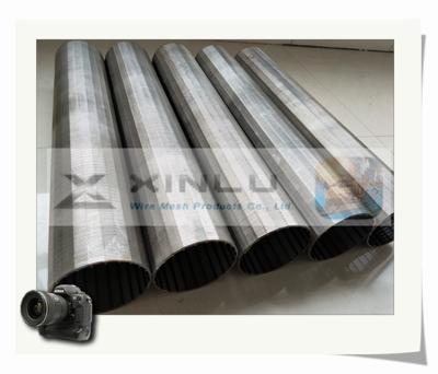 China Sand Control Water Well Screen Pipe 5 - 11mm Thickness Anti Corrosion Pipe for sale