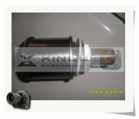 China Stainless Steel Wedge Wire Water Filter Nozzle 57mm OD M32 Thread 0.2mm Slot 1.5 Ton for sale