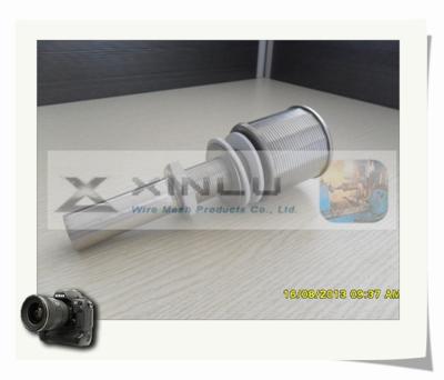 China DN 53mm Long Neck Wedge Wire Sand Filter Nozzle 0.2mm Slot Stainless Steel for sale
