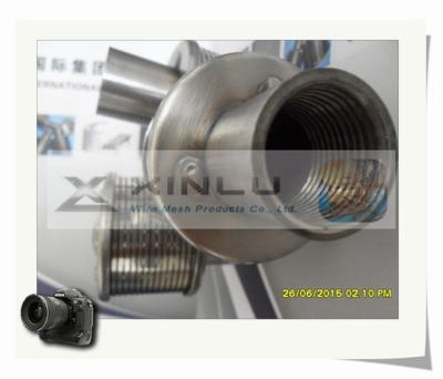 China SS316L Wedge Wire Water Filter Nozzle 148mm 0.28mm Slot 1 BSPT Female Threaded for sale