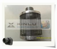 China 304 316L Stainless Steel Backflushing Water Screen Nozzle 45mm OD 0.2mm Slot for sale