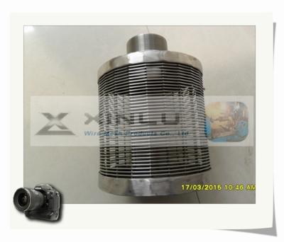 China 304 316L Stainless Steel Backflushing Water Screen Nozzle 45mm OD 0.2mm Slot for sale