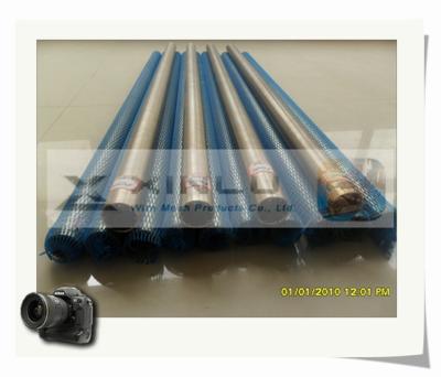 China AISI 304 Wedge Wire Screen Pipe Triangle Wire Mesh Tube 25.4mm OD for Water Well Filtration for sale