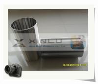 China 114mm 304 Stainless Steel Wedge Wire Screen Pipe All Welded 1.0mm Slot 3m Length for sale