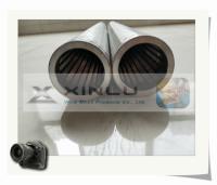 China Carbon Steel Wedge Wire Water Well Screen Pipe 88mm OD 1.0mm Slot Anti Pressure Pump Filter for sale