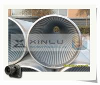 China Galvanized Wedge Wire Screen Pipe 0.05-50mm Slot Deep Well Filter Tube Low Carbon Steel for sale