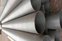 China Johnson Wedge Wire Screen Pipe 5.8m Threaded High Strength Stainless Steel 304 316 Slot 0.05-50mm for sale