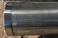 China Stainless Steel Johnson Wedge Wire Wrapped Water Well Screen Pipe 0.1mm-15mm Slot for sale