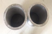 China Stainless Steel Wedge Wire Screen Pipe 304 316 Slot 0.1mm to 15mm for Water Well Filtration for sale
