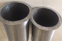 China Stainless Steel Wedge Wire Screen Pipe 304 316 Slot 0.1mm to 15mm for Water Well Filtration for sale