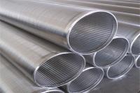 China Stainless Steel V Wire Screen Filter 30-800 Micron Wedge Wire Water Well Screen Pipe for sale