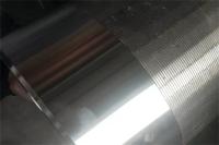 China Stainless Steel Wedge Wire Screen Pipe 304 316L 1.0mm Slot Dewatering Well Screen for sale