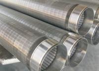 China 4 Inch V Wire Screen Pipe Dewatering Sand Control Stainless Steel Filter Screen for sale